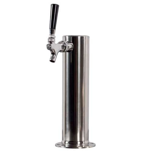 Single Tap Stainless Steel Tower - 3" D